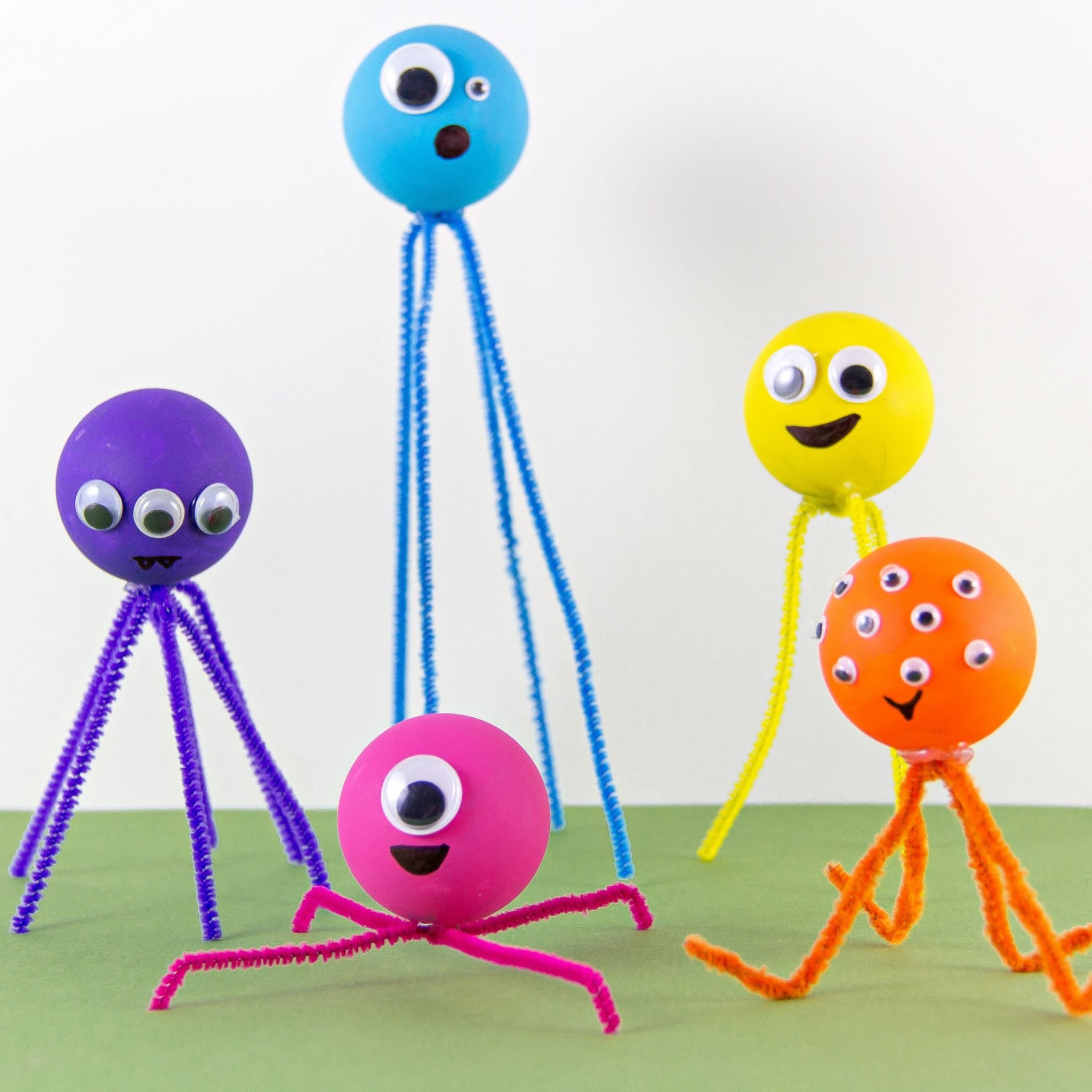 Ping Pong Ball Monster Craft |Kids Activities Blog