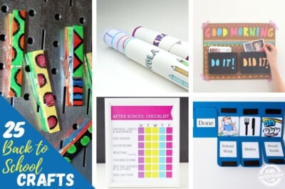 25 Cool School Themed Crafts for Kids | Kids Activities Blog