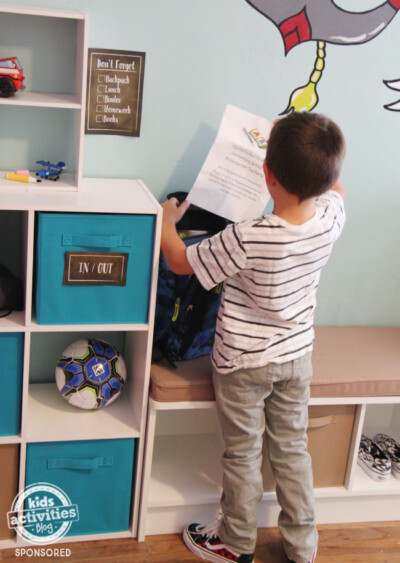 Simple Back to School Organization With Free Printables Kids Activities ...