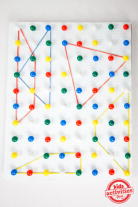 Easy! How to Make a Geoboard | Kids Activities Blog