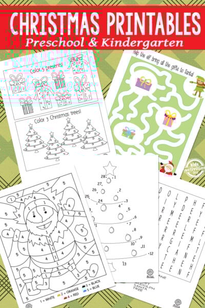 Christmas Preschool & Kindergarten Worksheets You Can Print | Kids ...