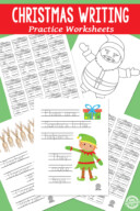 Free Printable Christmas Writing Practice Worksheets | Kids Activities Blog