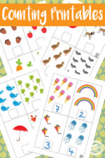 Free Math Counting Printables for Preschool Kids and Toddlers