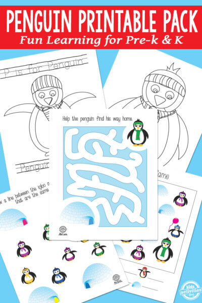 Penguin Printable Pack - Perfect For Home Or The Classroom!