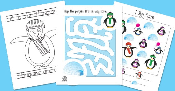 Penguin Printable Pack - Perfect For Home Or The Classroom!