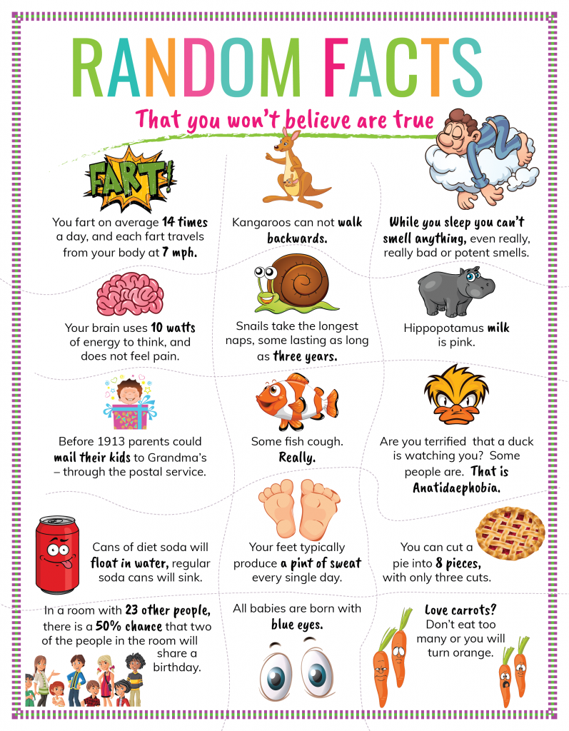 50 Interesting Weird Random And Fun Facts Kids Activities Blog 50 Interesting Weird Random And Fun Facts Kids Activities Blog