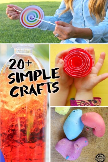20+ Easy Crafts Kids Can Make With Only 2-3 Supplies | Kids Activities Blog