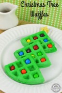 Homemade Merry Christmas Tree Waffles Recipe | Kids Activities Blog