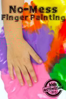 No-Mess Finger Painting for Toddlers...Yes, No Mess! | Kids Activities Blog