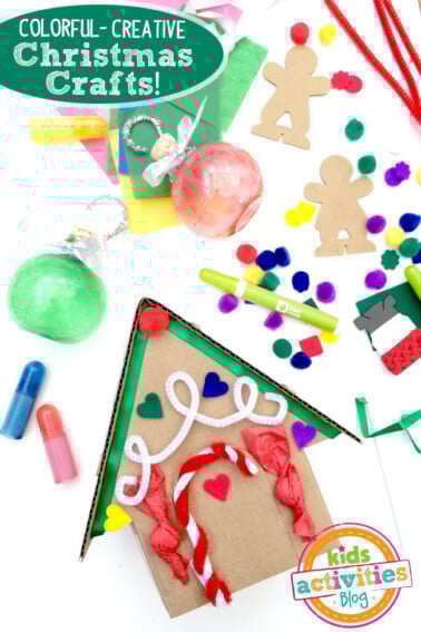 Colorful Creative Christmas Crafts from Kiwi Crate Kids Activities Blog