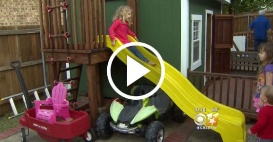 Her kids play outside during the day. What her neighbors do is ...