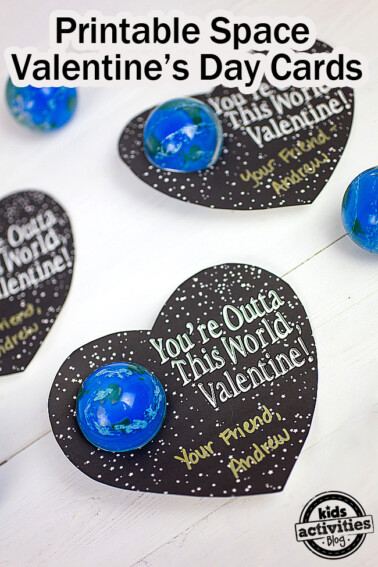 Printable Valentine: You're Outta This World | Kids Activities Blog