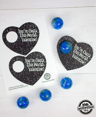 Printable Valentine: You're Outta This World | Kids Activities Blog