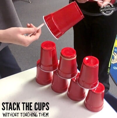 STEM Cup Stacking Game • Kids Activities Blog
