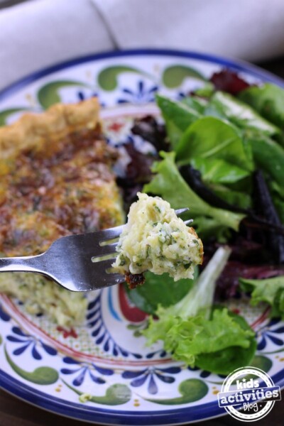 Easy Kids First Quiche Recipe Kids Activities Blog