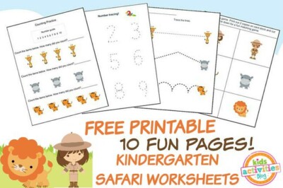 Printable Zoo & Safari Worksheet FUN for Kids! - Kids Activities Blog
