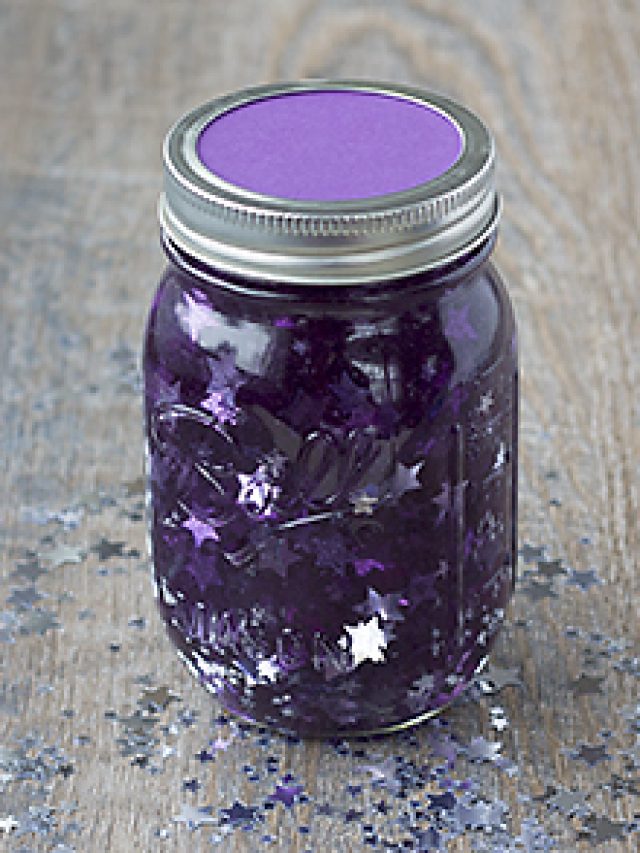 DIY Falling Stars Glitter Craft • Kids Activities Blog
