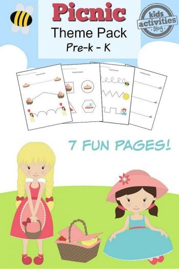 Fun Spring Picnic Printables for Preschoolers! - Kids Activities Blog