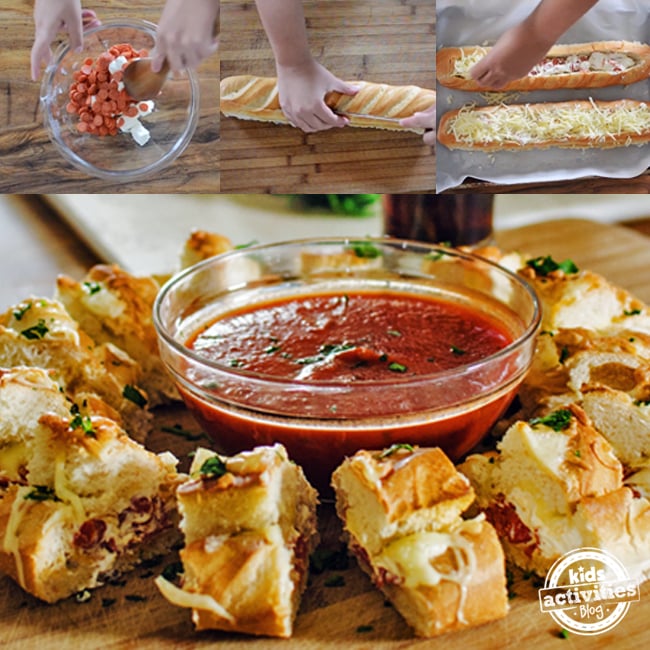 Pepperoni Pizza Bread Recipe - Kids Activities Blog