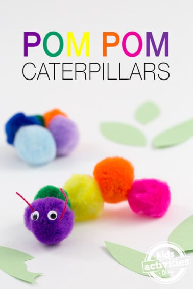 Easy Pom Pom Caterpillar Craft for Kids | Kids Activities Blog