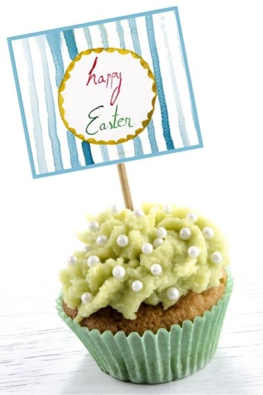 Free Printable Easter Cupcake Toppers Kids Activities Blog