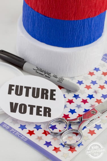 Future Voter Button Craft | Kids Activities Blog