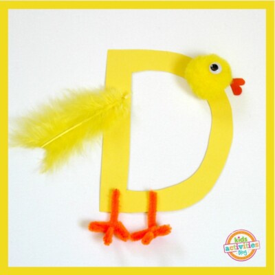 Letter D Craft- D Is For Duck Preschool Craft | Kids Activities Blog