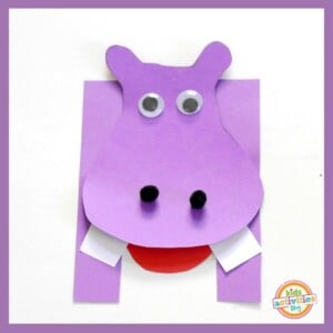 Letter H Craft- H Is For Hippo Preschool Craft | Kids Activities Blog