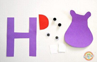 Letter H Craft- H Is For Hippo Preschool Craft | Kids Activities Blog