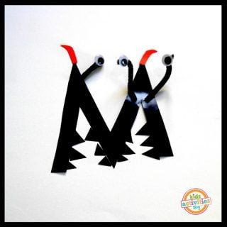 Letter M Craft- M Is For Monster Preschool Craft | Kids Activities Blog
