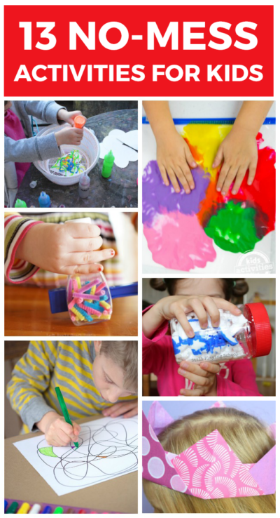 13 No-Mess Activities for Kids | Kids Activities Blog
