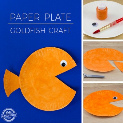 Paper Plate Goldfish Craft | Kids Activities Blog