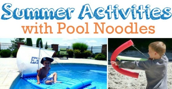 21 Ways To Play With Pool Noodles This Summer Kids Activities Blog