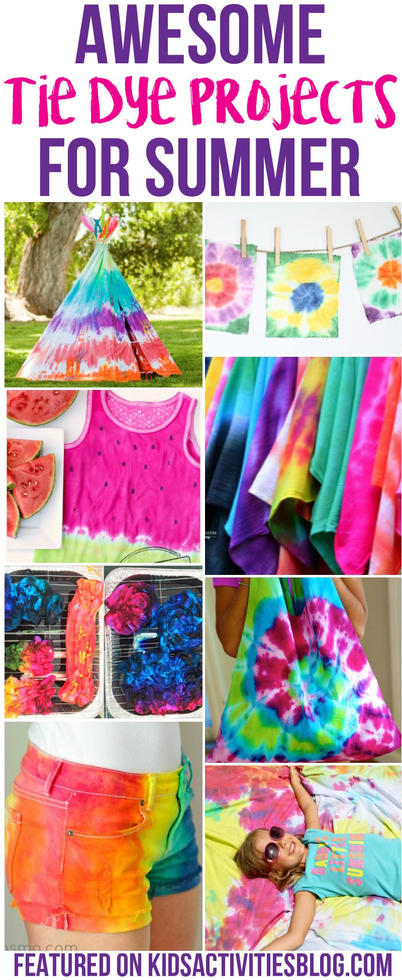 Awesome Tie Dye Projects for Summer Kids Activities Blog