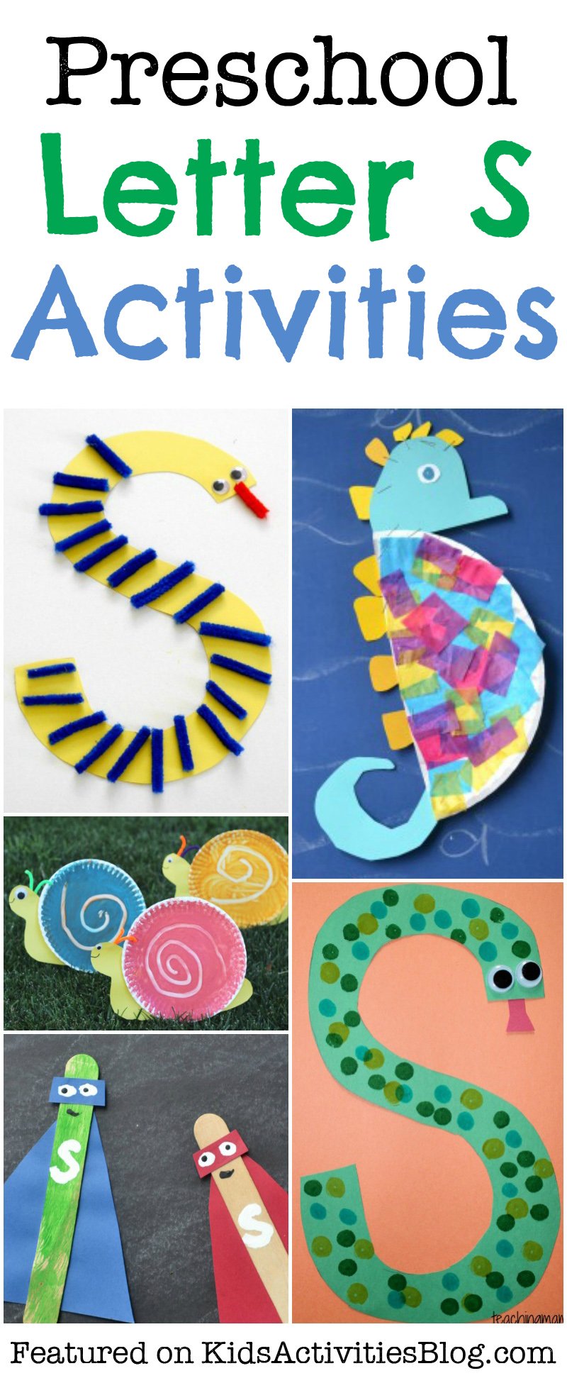 18 Sweet Letter S Crafts & Activities | Kids Activities Blog