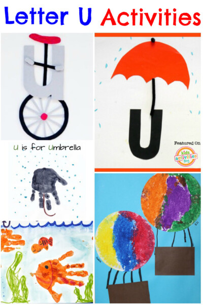 13 Unbelievable Letter U Crafts & Activities | Kids Activities Blog