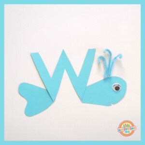 Letter W Craft- W Is For Whale Preschool Craft | Kids Activities Blog