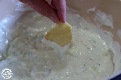 Simple Yogurt Cucumber Dip Recipe Kids Activities Blog