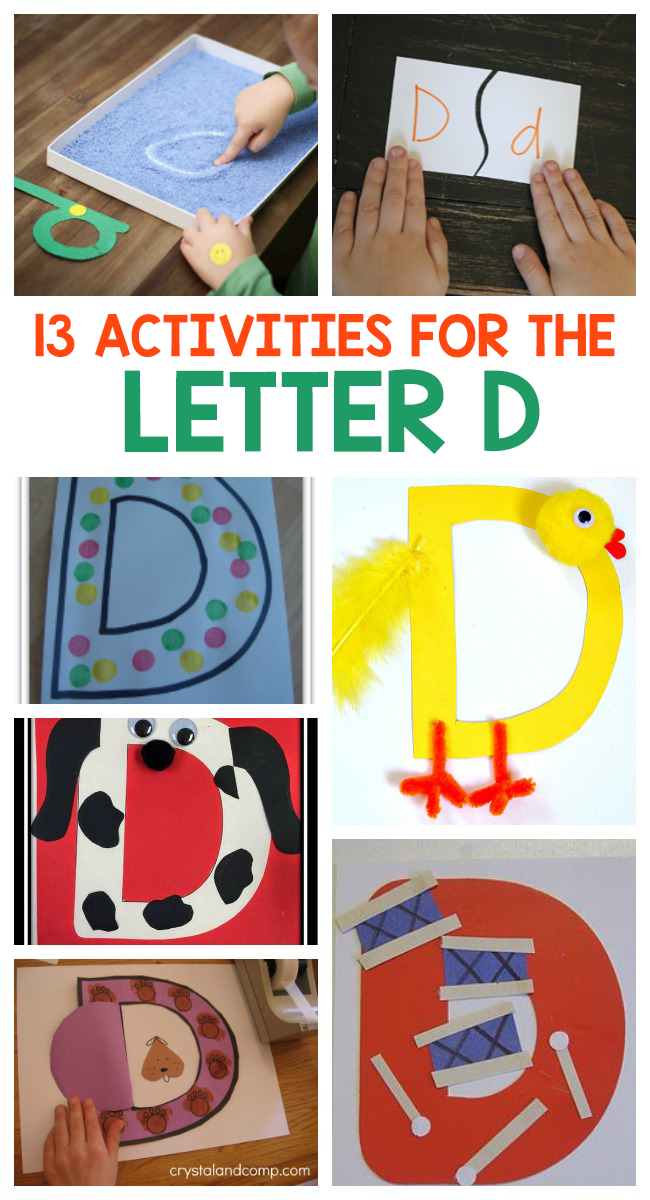 13 Darling Letter D Crafts Activities Kids Activities Blog