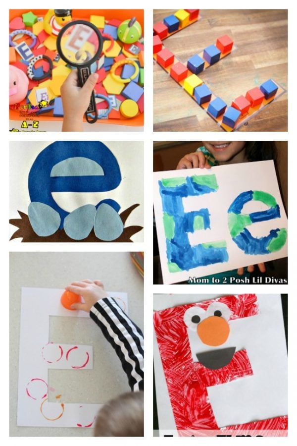 20+ Letter E Crafts & Activities - Preschoolers Learn The Alphabet ...