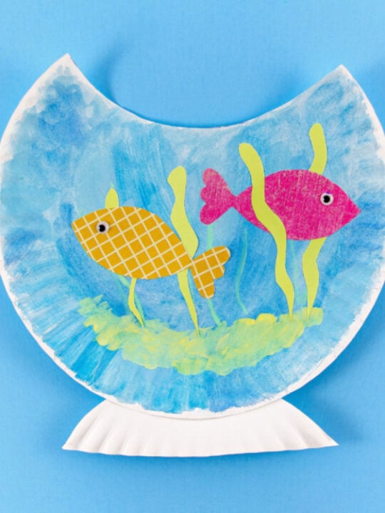 Fish Bowl Craft Template