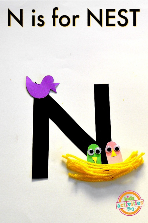 20+ Letter N Crafts & Activities - Preschoolers Learn the Alphabet ...