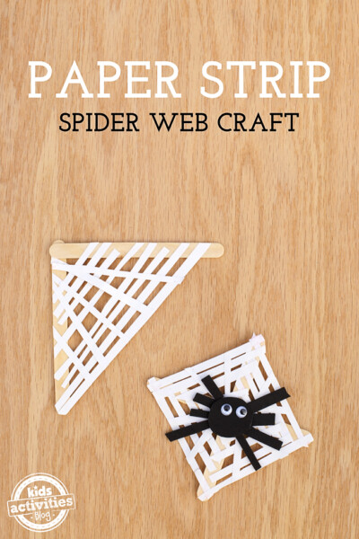 Cute Paper Spider Web Craft for Kids | Kids Activities Blog