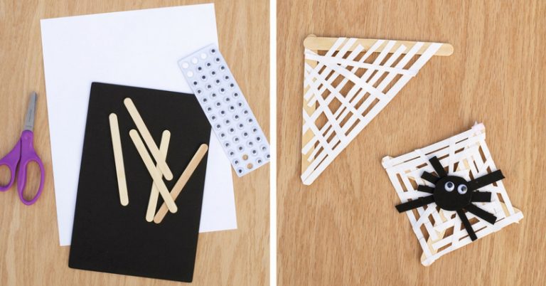 Cute Paper Spider Web Craft for Kids | Kids Activities Blog