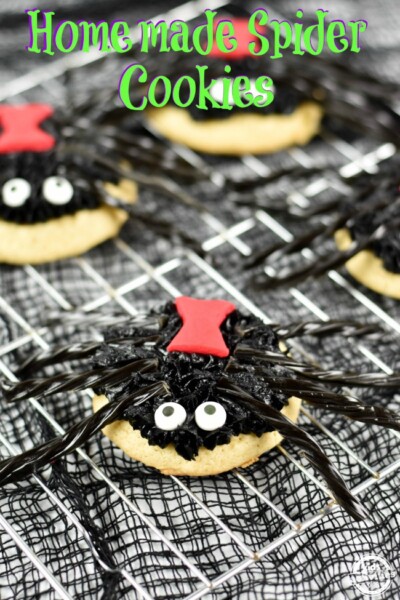 Easy Creepy Homemade Spider Cookies Recipe Kids Activities Blog