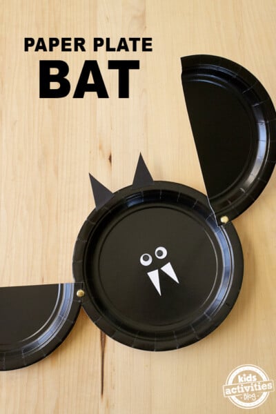 Easy Paper Plate Bat Craft for Kids | Kids Activities Blog