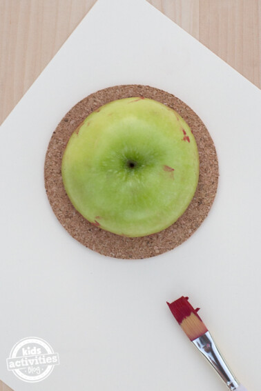 Easy Apple Stamp Craft for Kids...Let's Make Apple Print Coasters ...