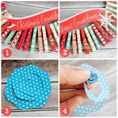 DIY Advent Calendar Wreath Craft Made with Free Printables | Kids ...