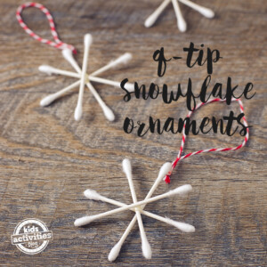 Super Easy Homemade Q Tip Snowflakes Kid-Made Ornaments | Kids ...