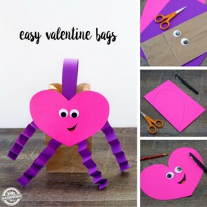 Easy Valentine Bags | Kids Activities Blog